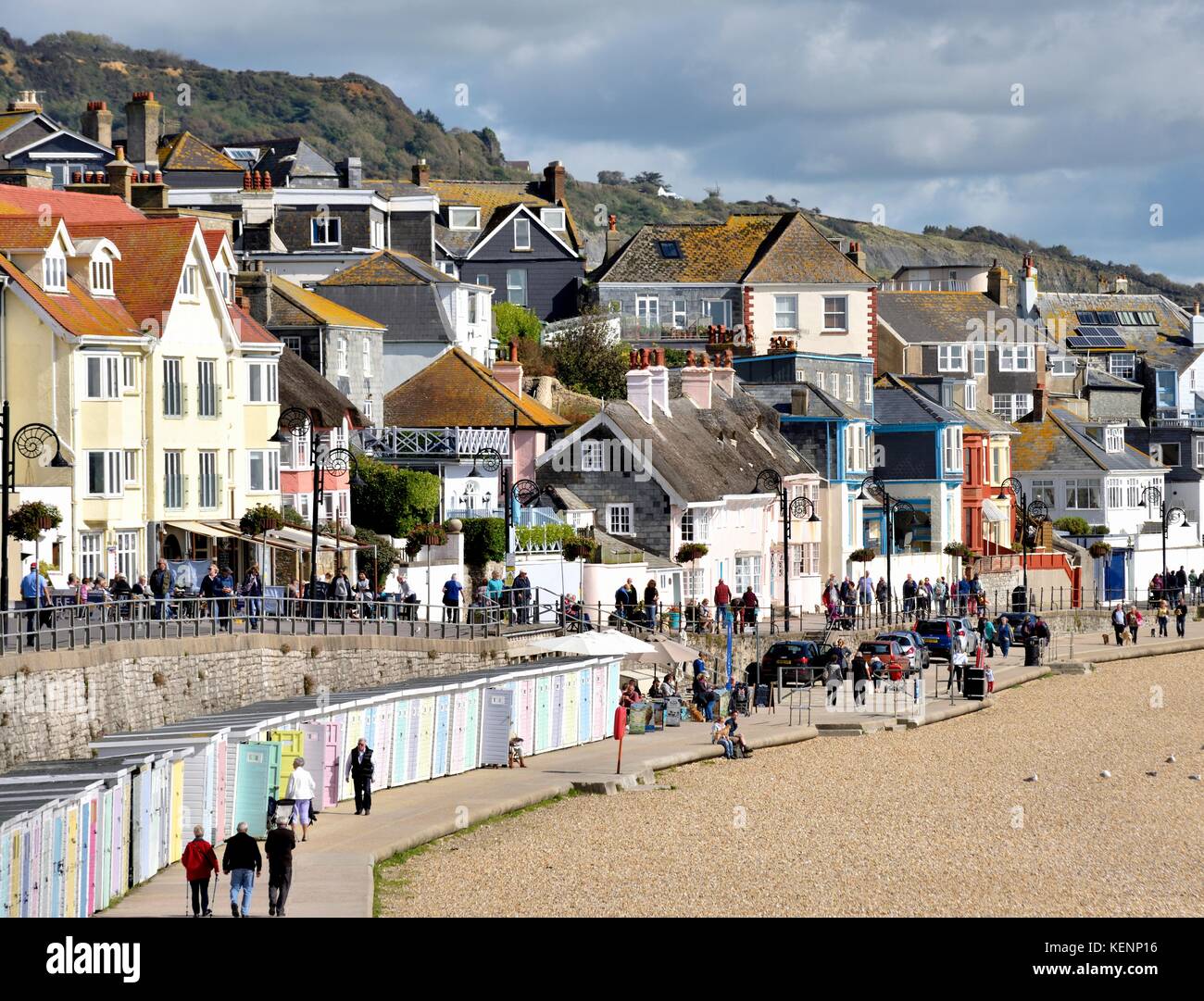 Lyme Regis sea front Dorset England UK Stock Photo - Alamy