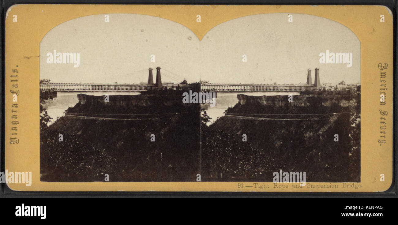 Tight rope suspension bridge hi-res stock photography and images - Alamy