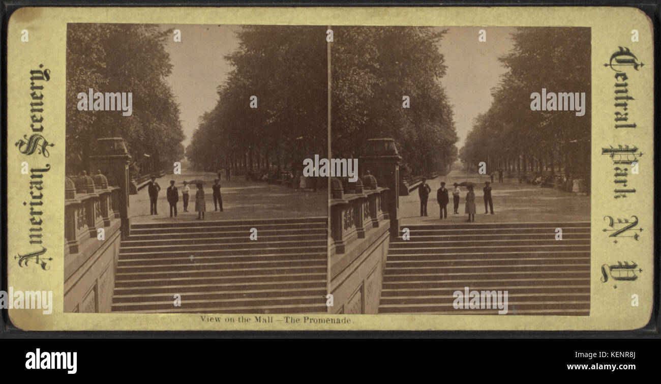 View on the Mall the Promenade, from Robert N. Dennis collection of ...