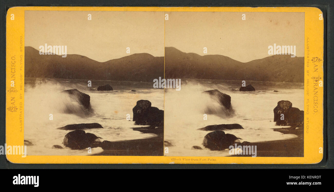 View from Fort Point, by Muybridge, Eadweard, 1830 1904 Stock Photo - Alamy