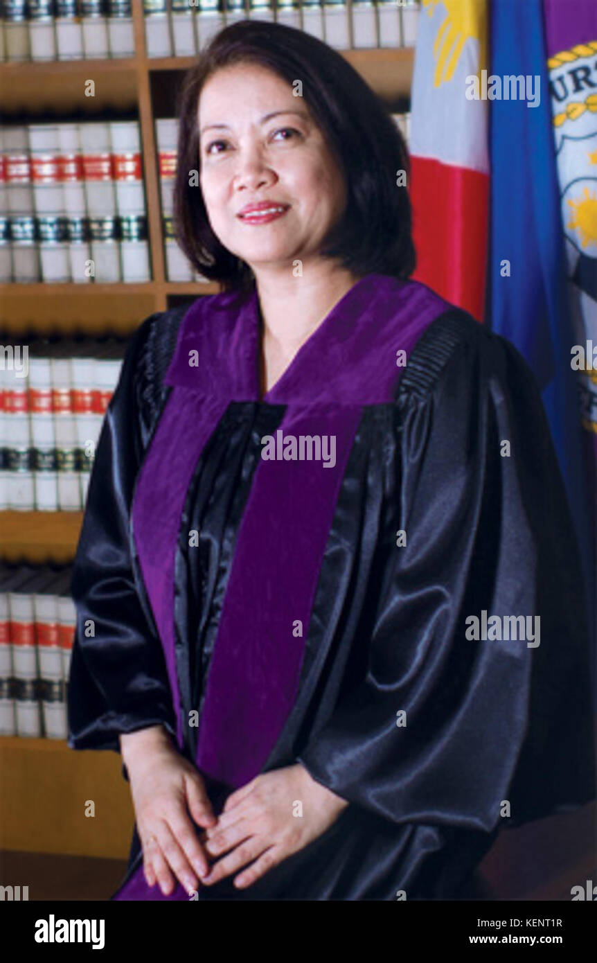 Chief Justice Maria Lourdes Sereno Stock Photo - Alamy