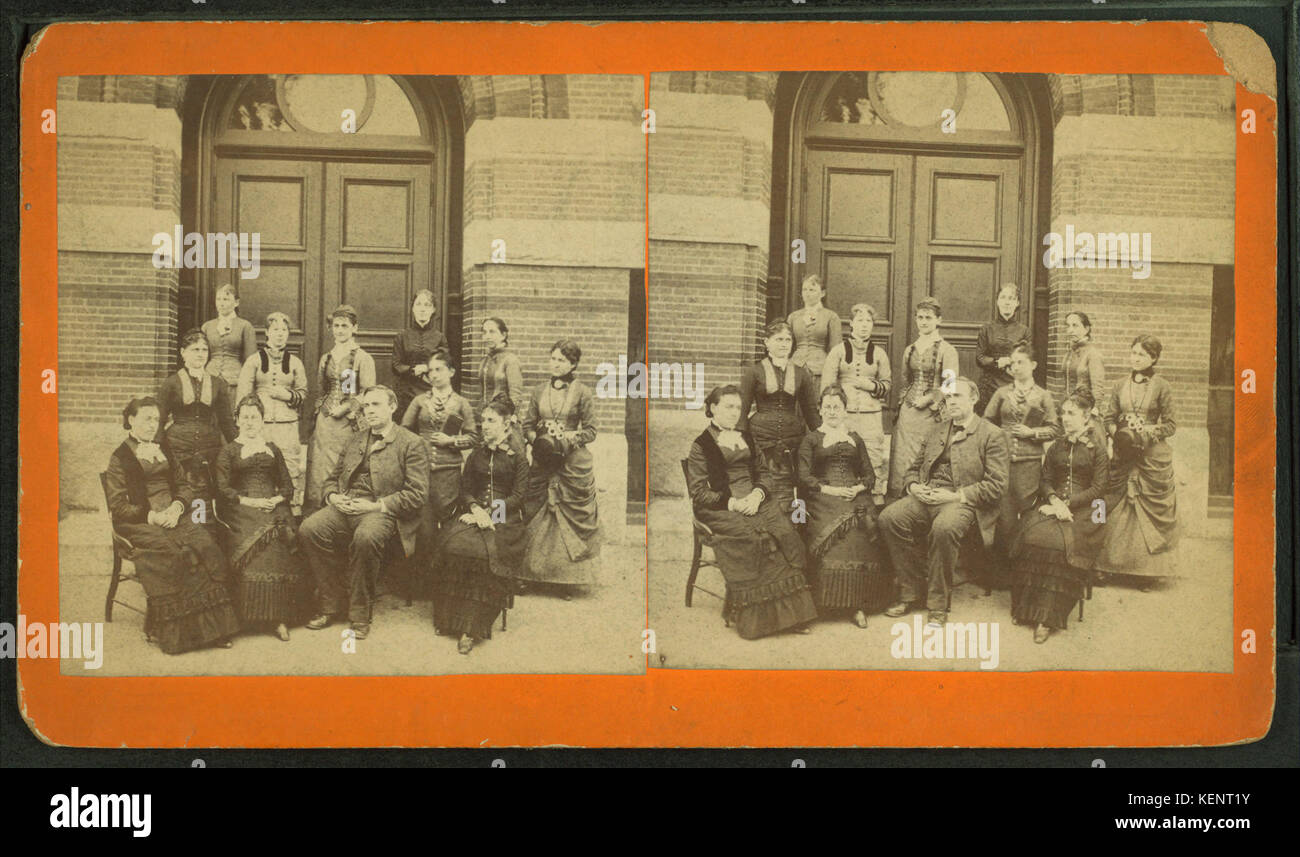 View of unidentified students and teachers, by Alden, A. E., 1837 7 ...