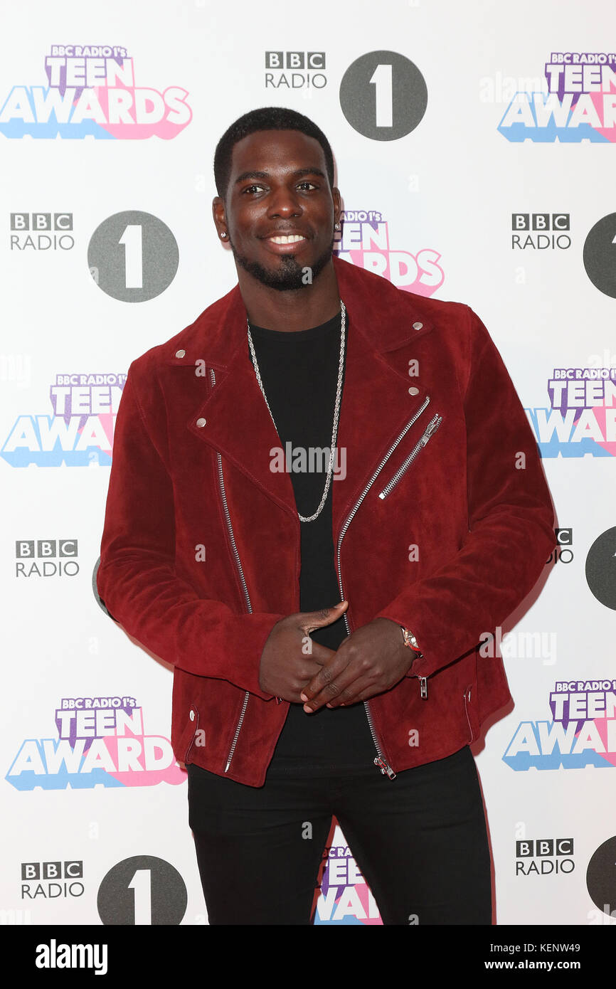London, UK. 22nd October, 2017. Marcel Somerville, Radio 1 Teen Awards ...