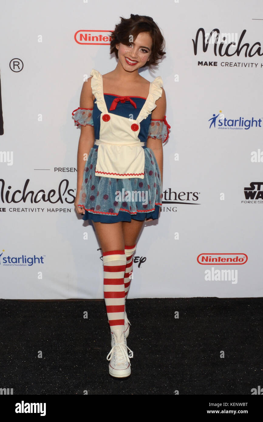 Los Angeles, California, USA. 21st Oct, 2017. ISABELA MONER attends the ...