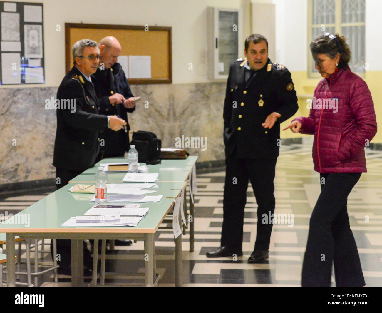 Italy. 22nd October, 2017. Lombardy and Veneto vote on greater autonomy ...