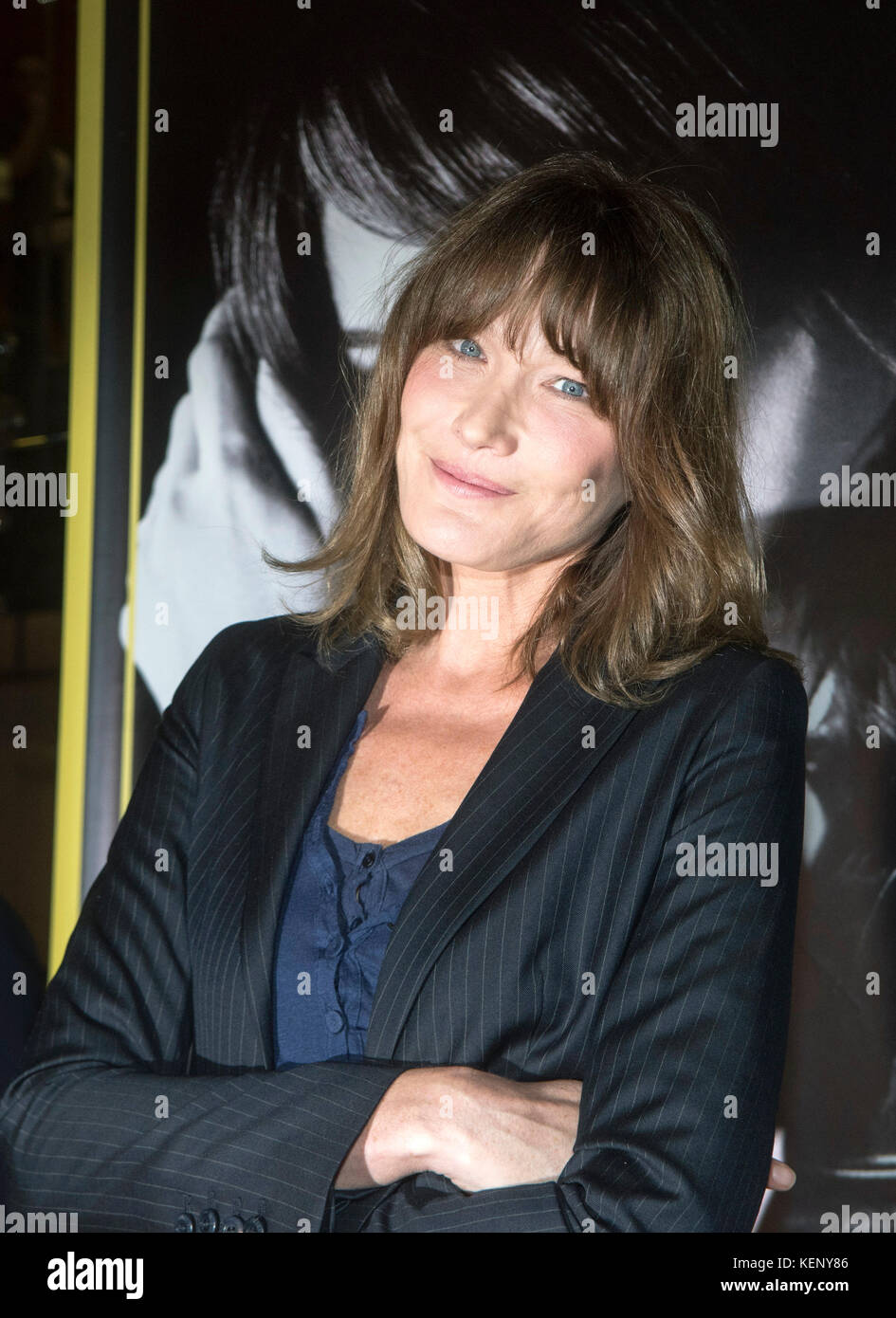 Athens, Greece. 22nd Oct., 2017. Carla Bruni, singer and former French ...