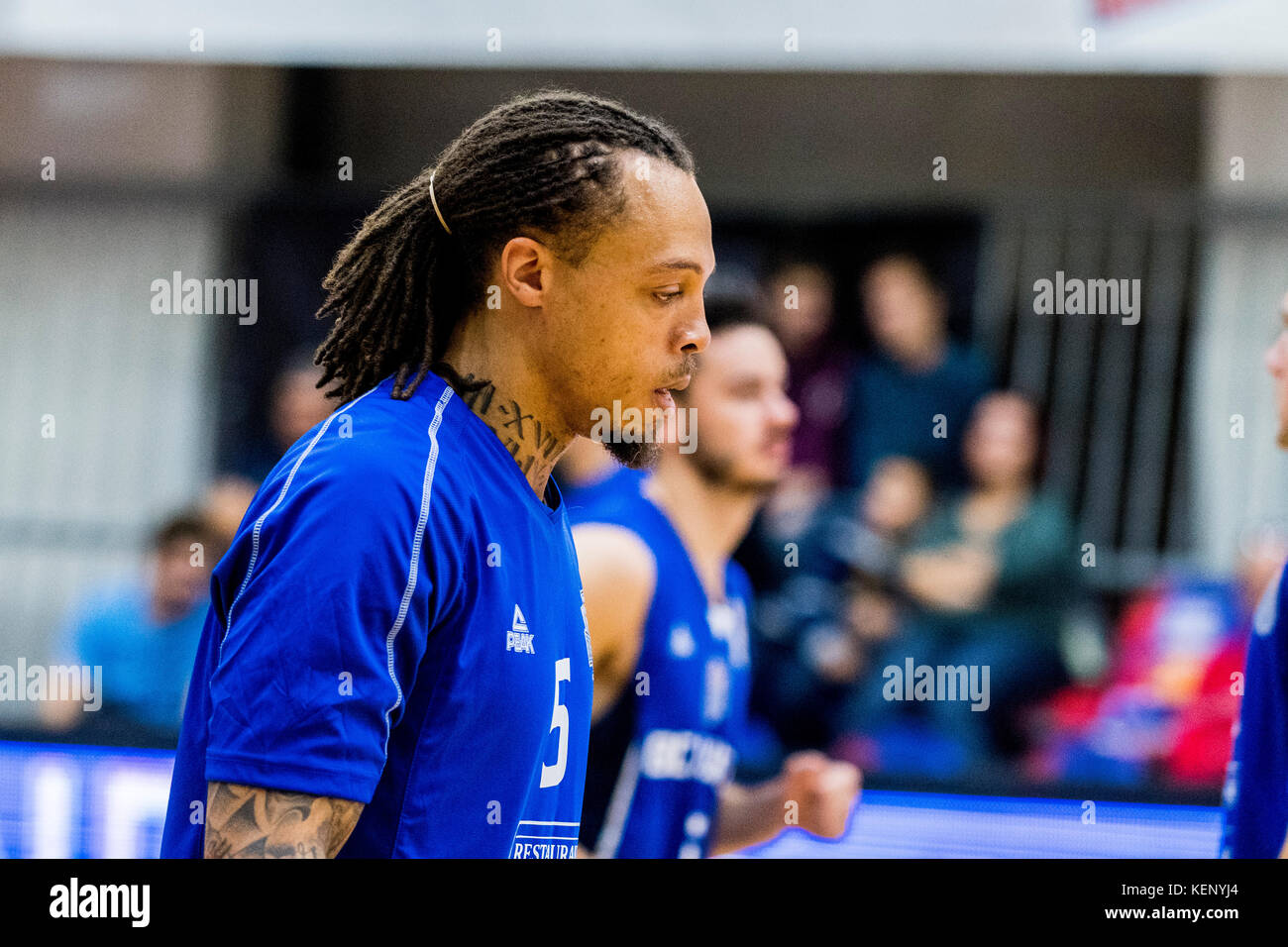 October 21, 2017: Deven Mitchell #5 (BC Mures Targu Mures) during the ...