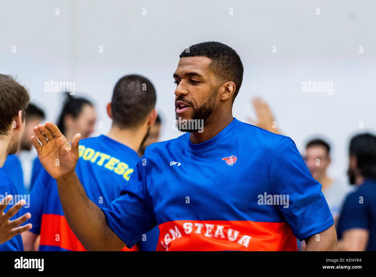 October 21, 2017: Jason Boone #21 (CSM Steaua Bucharest) during the ...