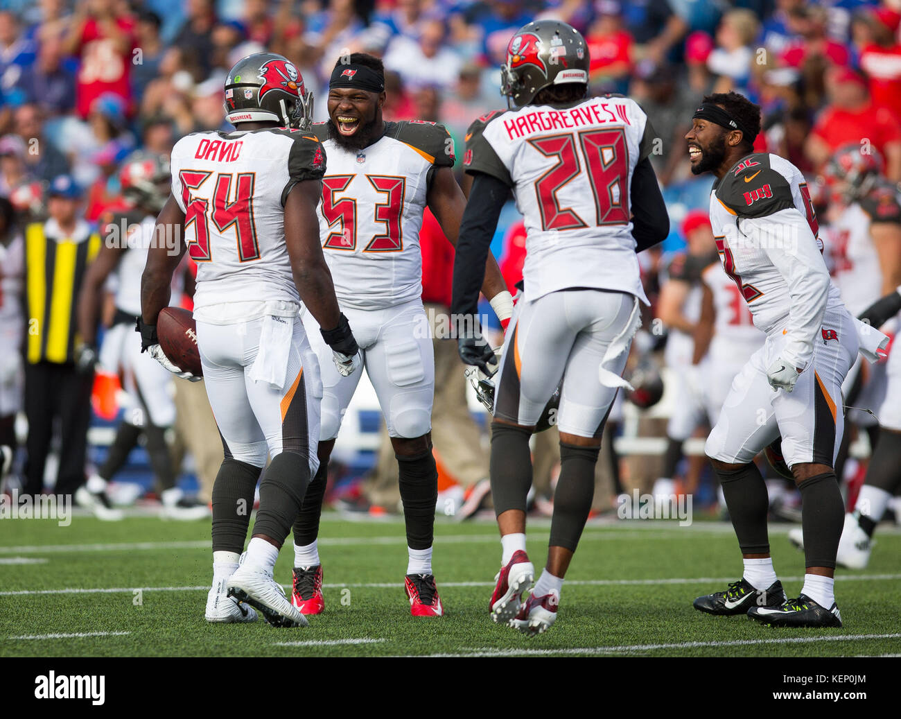 Orchard Park, Florida, USA. 22nd Oct, 2017. Tampa Bay Buccaneers ...