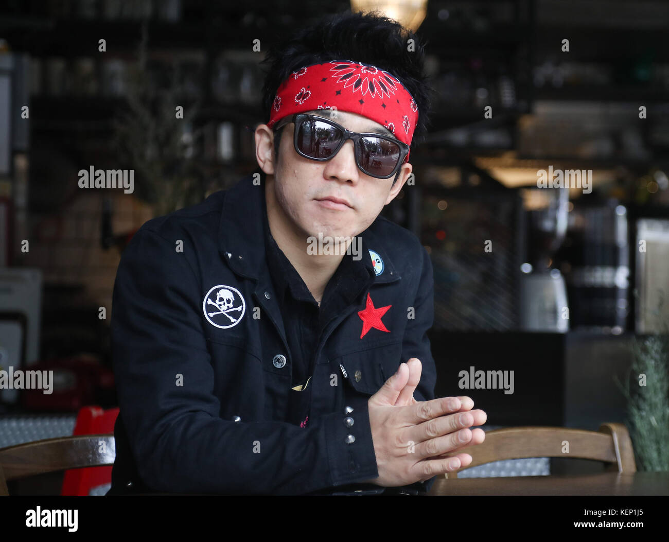 23rd Oct, 2017. S. Korean singer Han Kyung-rok Han Kyung-rok, a member ...