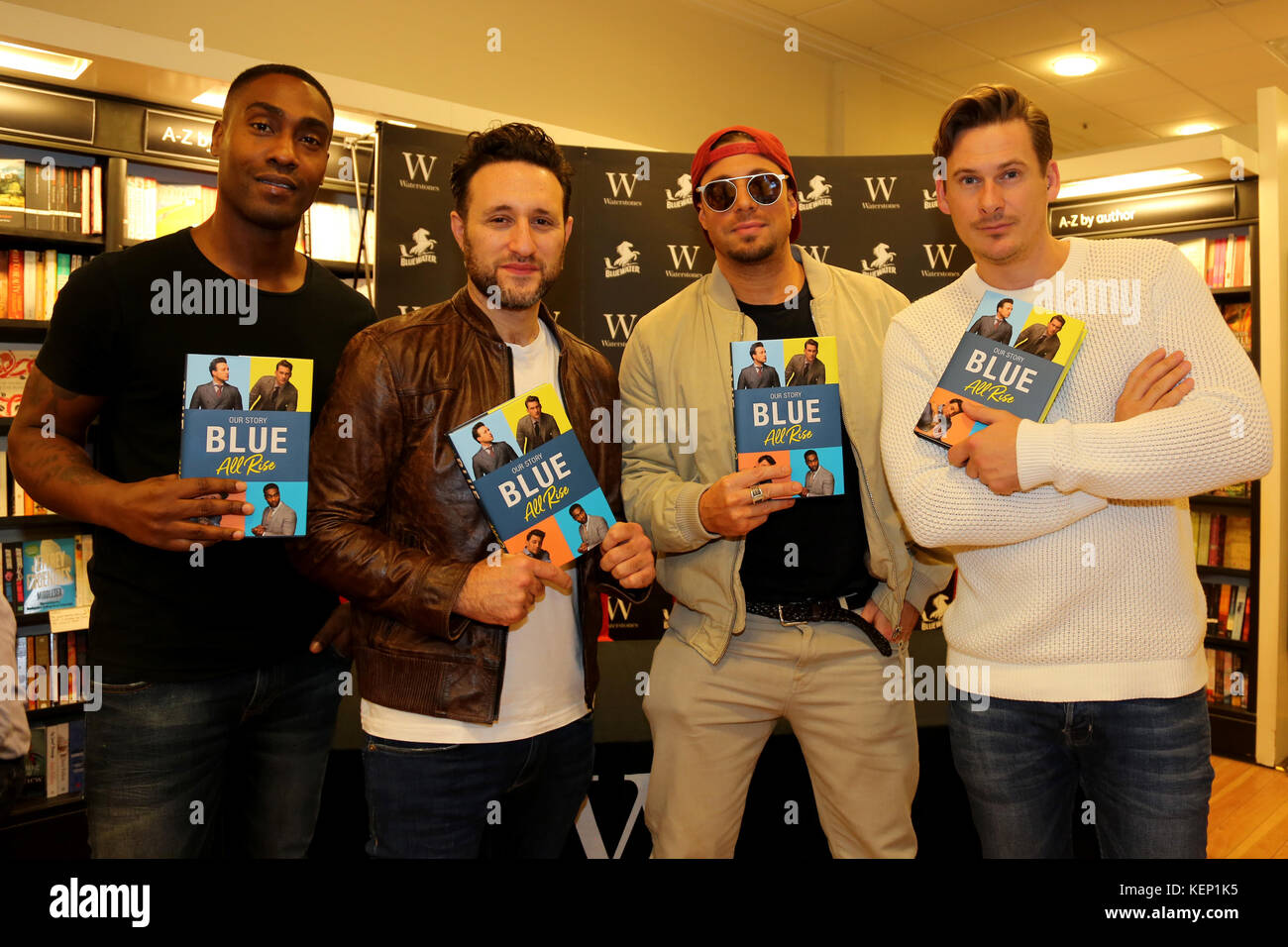 BLUE POP BAND Stock Photo - Alamy