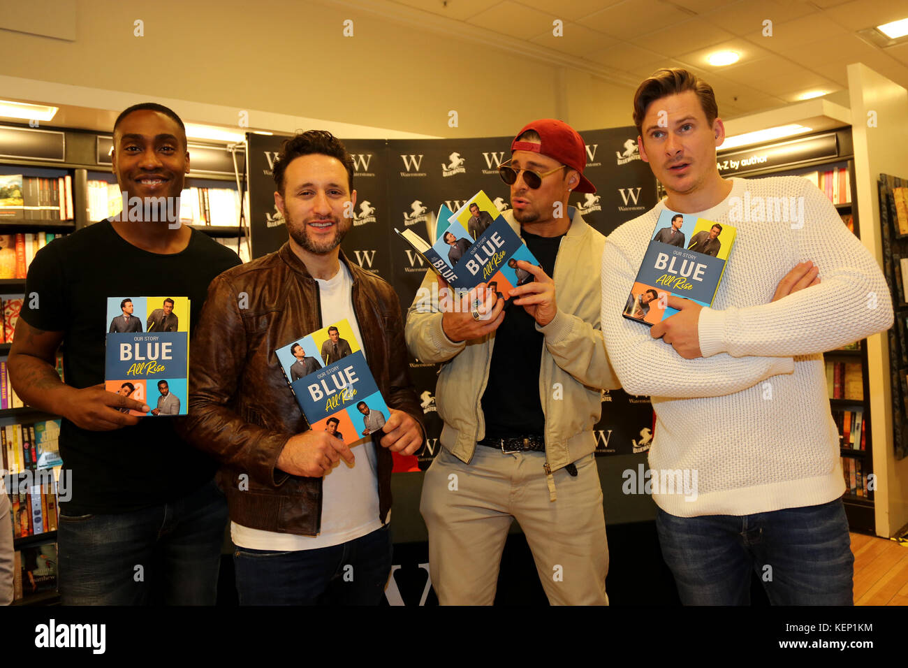 BLUE POP BAND Stock Photo - Alamy