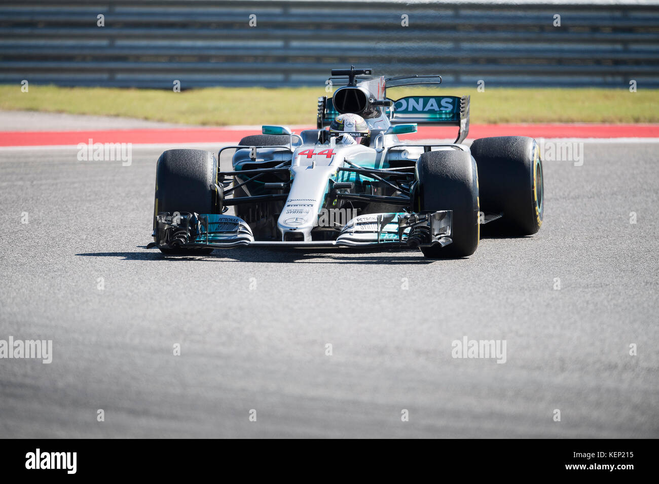 October 22, 2017: Lewis Hamilton #44 with Mercedes AMG Petronas Formula ...