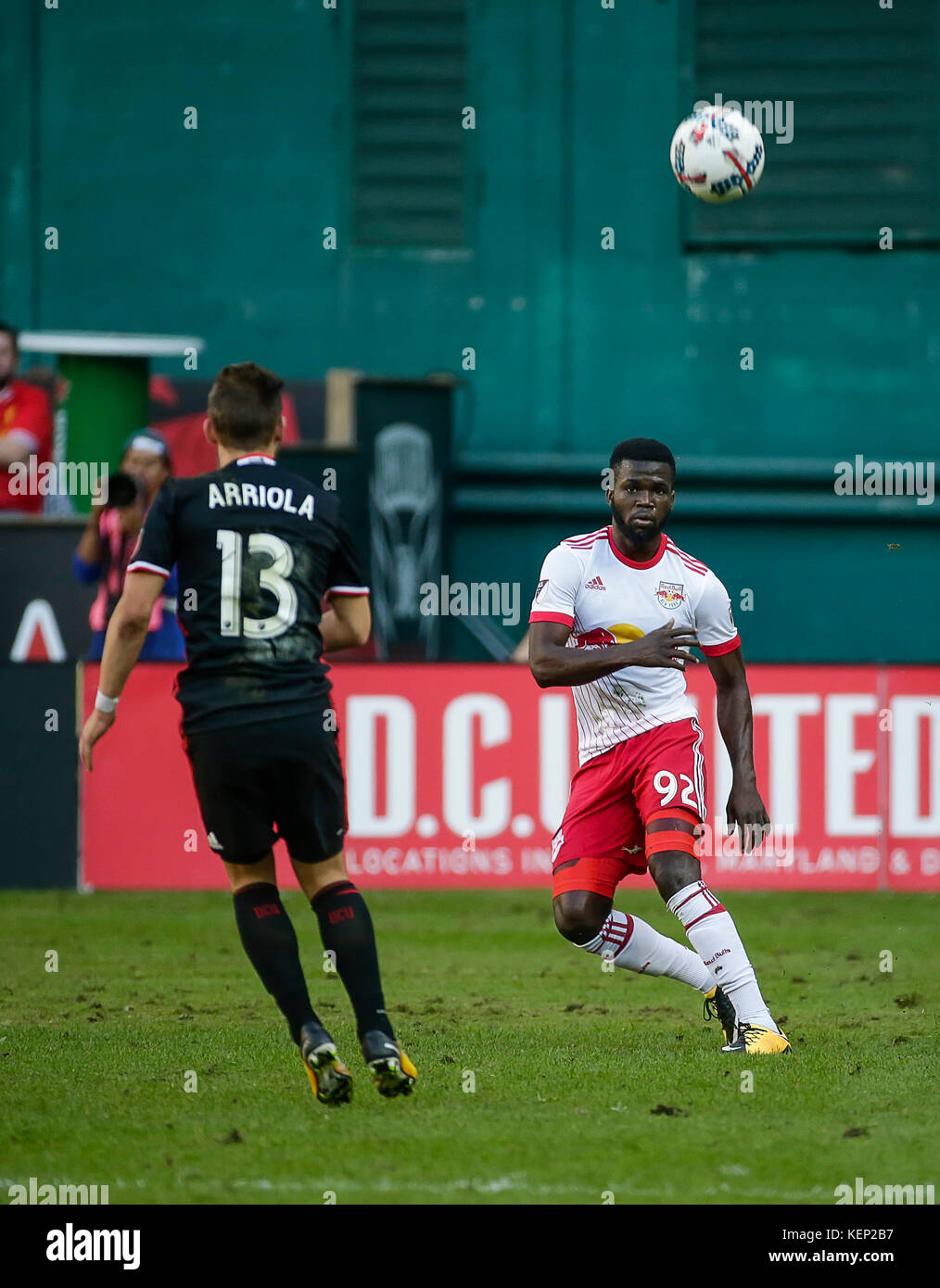 Washington DC, USA. 22nd Oct, 2017. New York Red Bulls Defender #92 ...