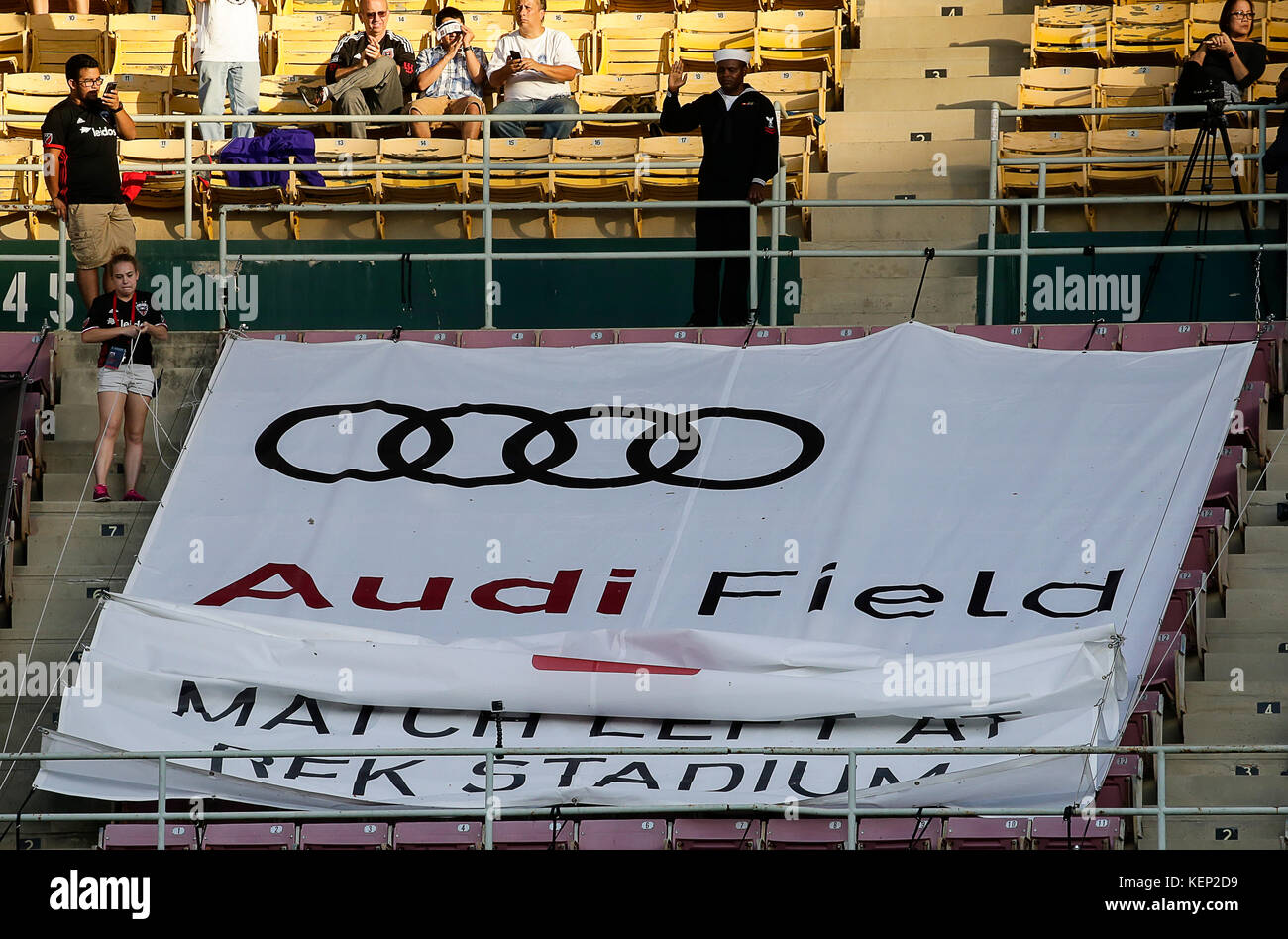 Washington DC, USA. 22nd Oct, 2017. DC United unveils the name of their ...