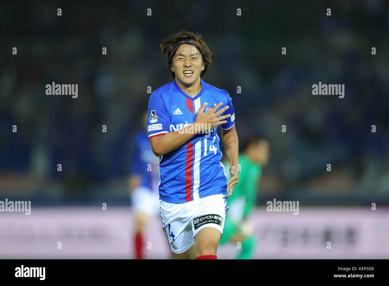 Kanagawa, Japan. 21st Oct, 2017. Jun Amano (Marinos) Football/Soccer : Jun Amano of Yokohama F ...