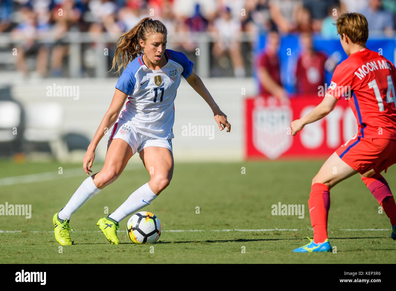 US Defender Sofia Huerta (11) during the Women's International Soccer ...