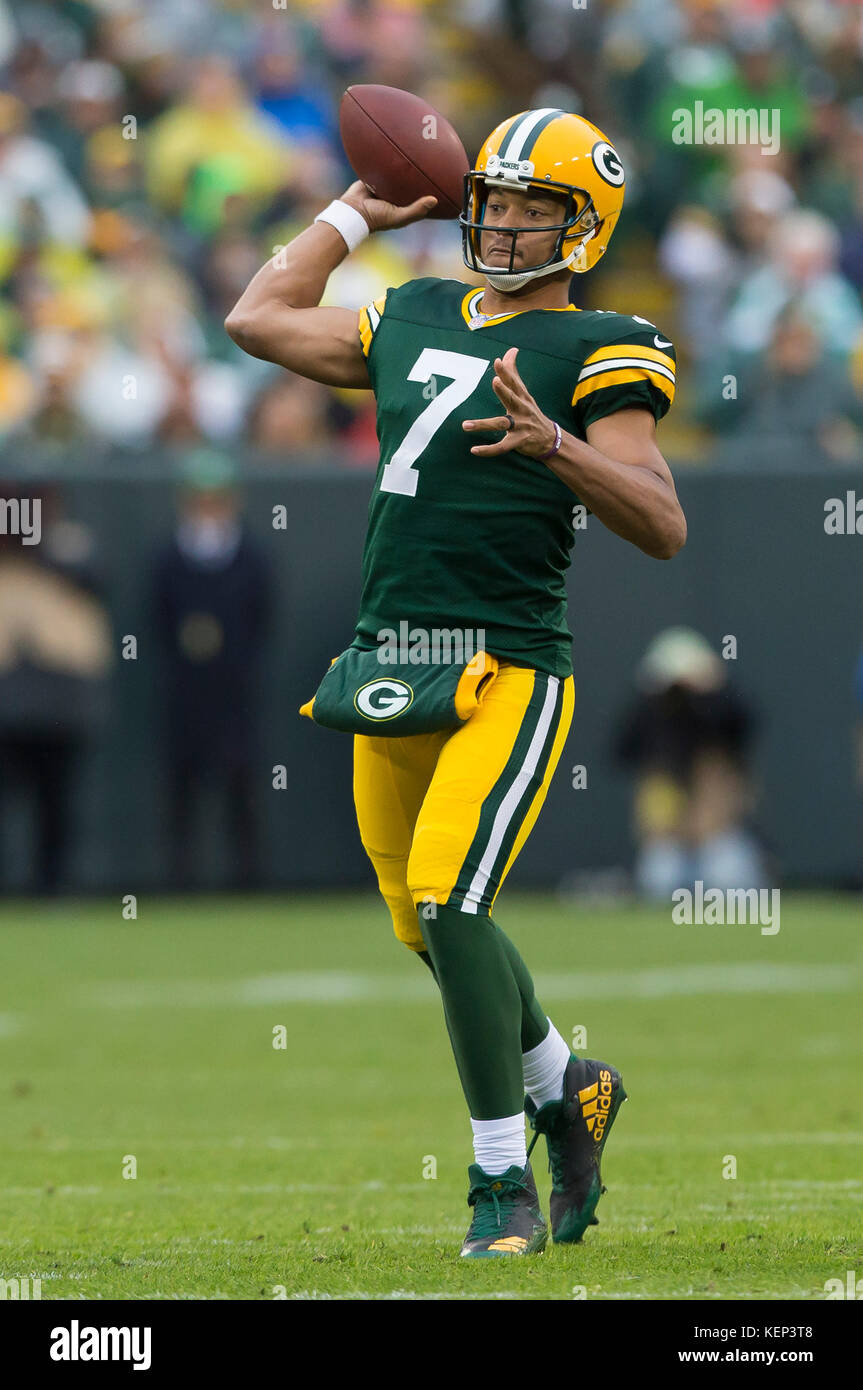 Green Bay, WI, USA. 22nd Oct, 2017. Green Bay Packers quarterback Brett ...