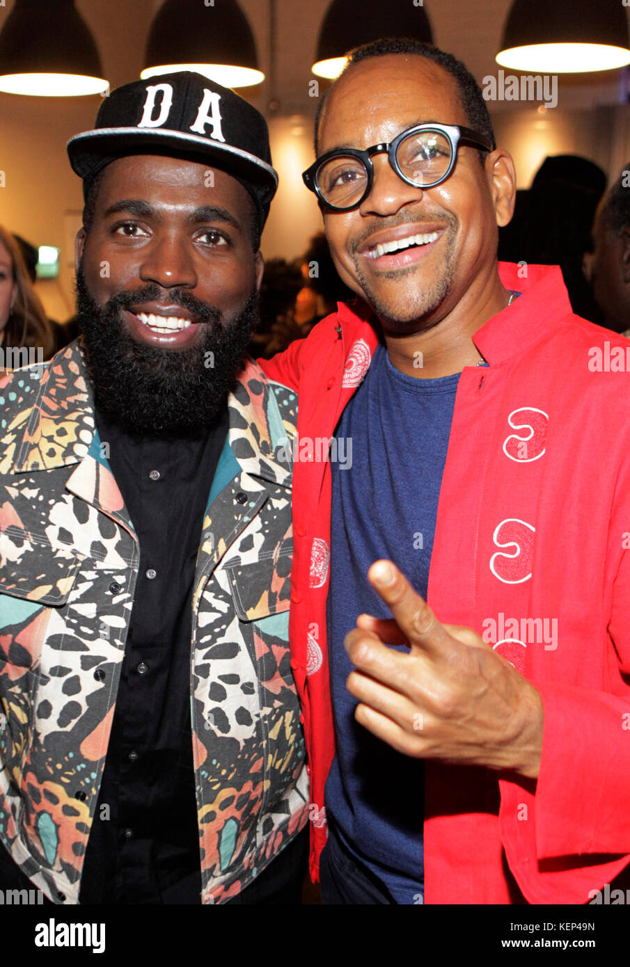 Brooklyn, NY, USA. 21st Oct, 2017. Visual Artist Derrick Adams and ...