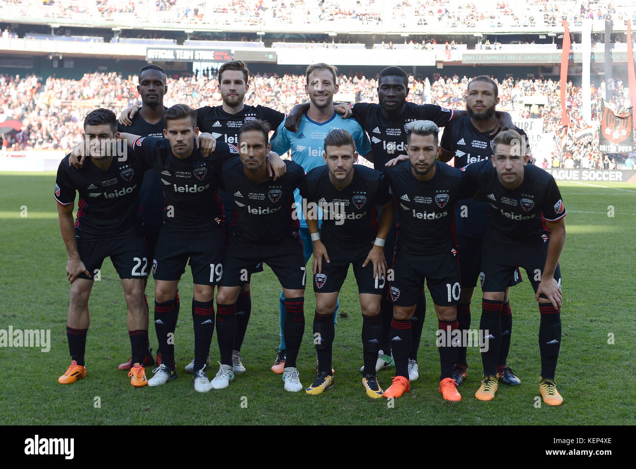 Washington, DC, USA. 22nd Oct, 2017. 20171022 - The D.C. United ...