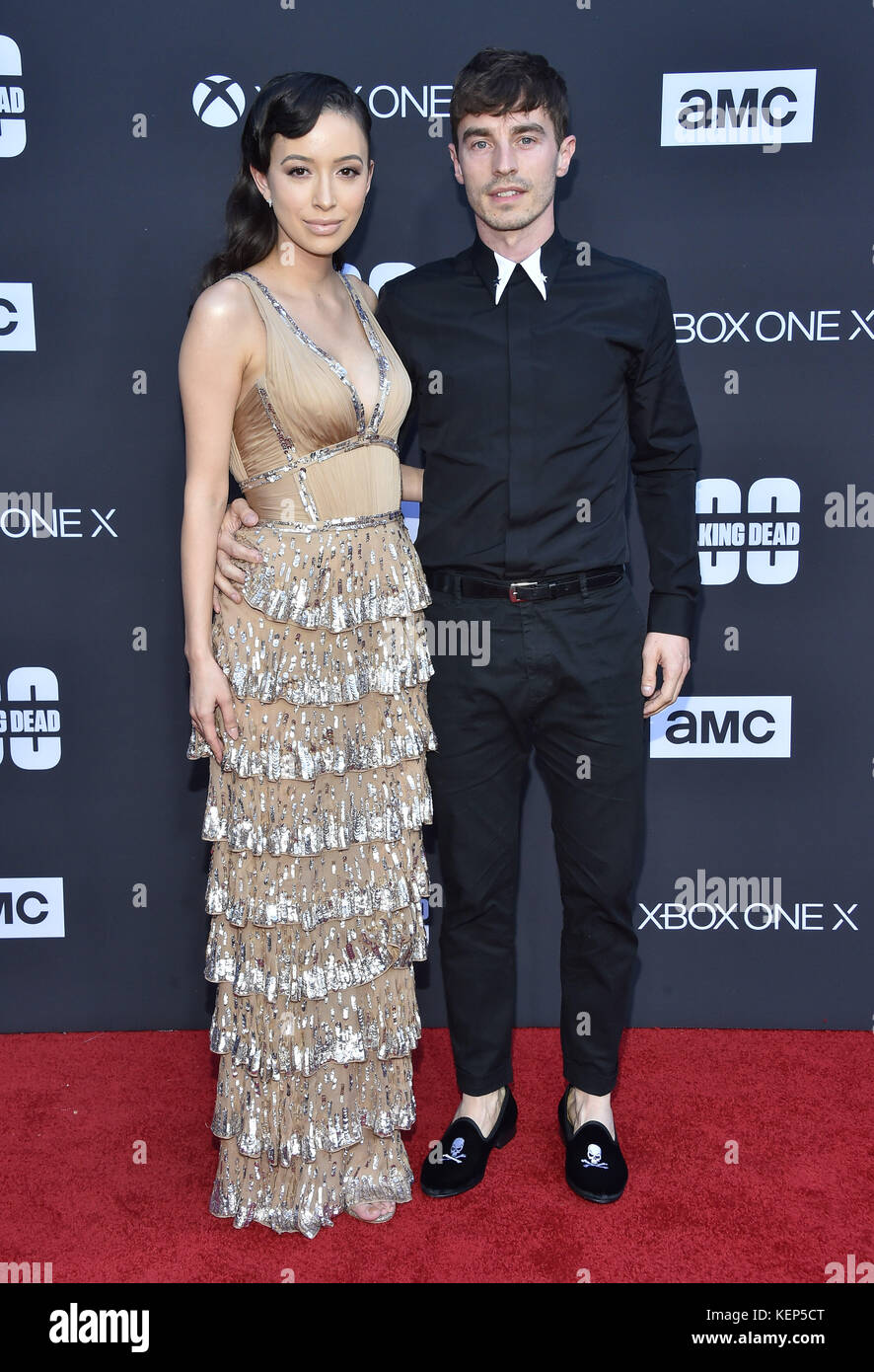 October 22, 2017 - Hollywood, California, U.S. - Christian Serratos and ...
