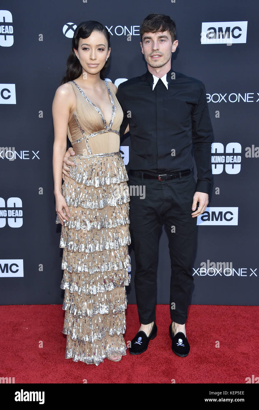 October 22, 2017 - Hollywood, California, U.S. - Christian Serratos and ...