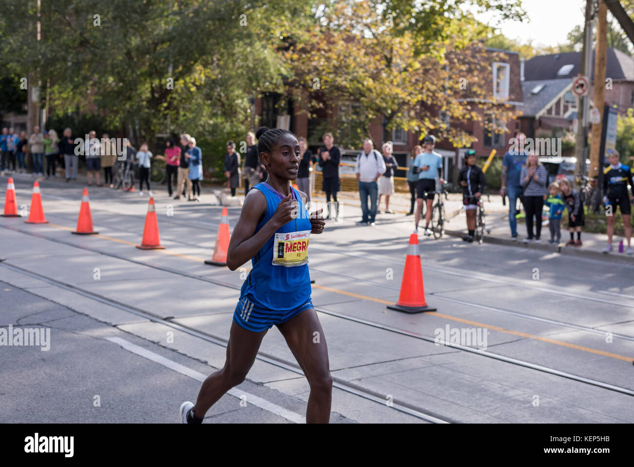 Toronto, Canada. 22nd October, 2017. Ethiopian marathon runner Marta ...