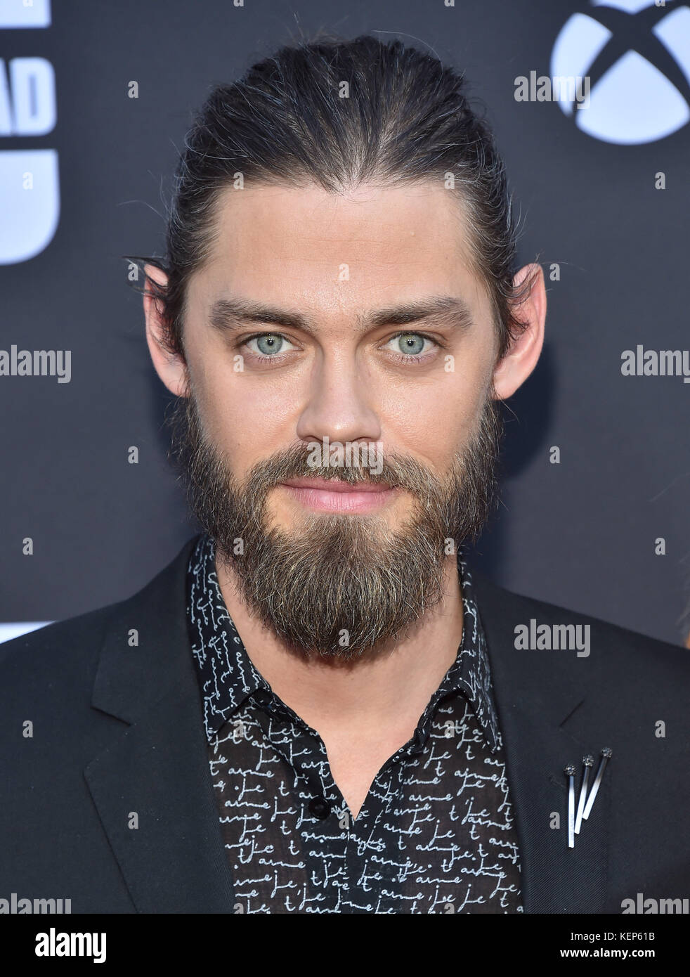 Hollywood, California, USA. 22nd Oct, 2017. Tom Payne arrives for the ...