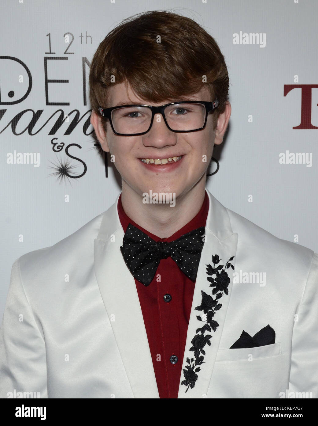 Los Angeles, California, USA. 22nd Oct, 2017. AIDAN MINER arrives for ...