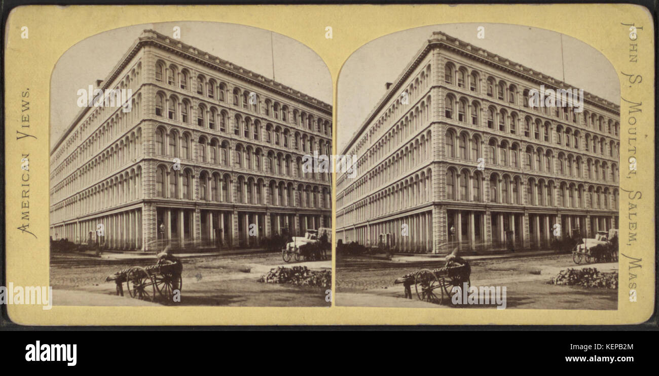 Stewart's Dry Goods Store, from Robert N. Dennis collection of ...