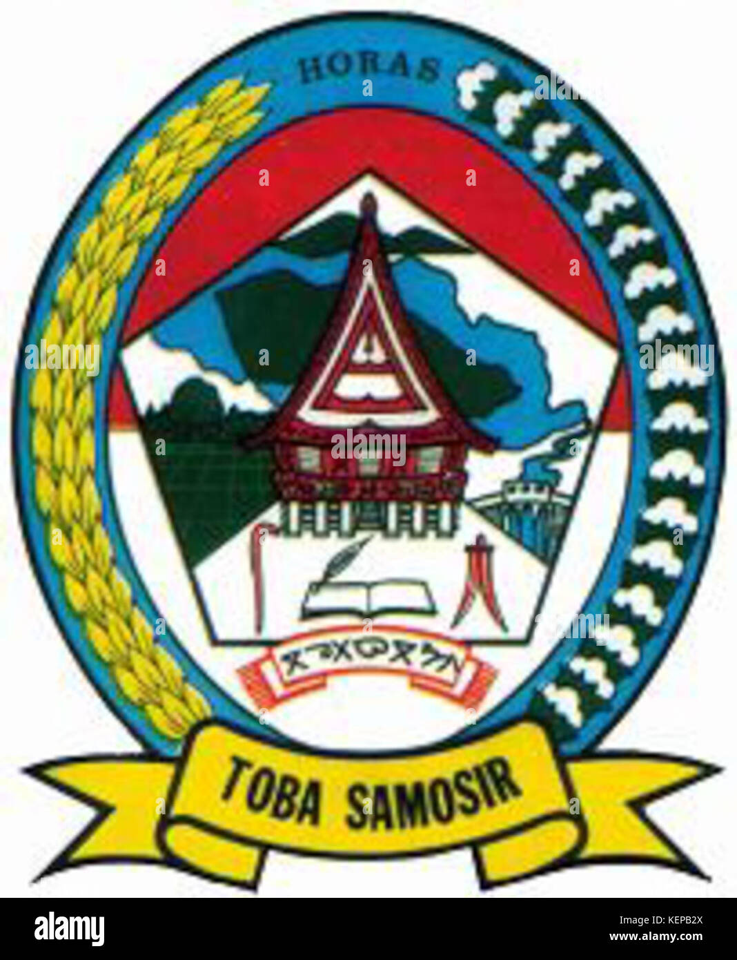 Lambang Kabupaten Toba Samosir Stock Photo - Alamy