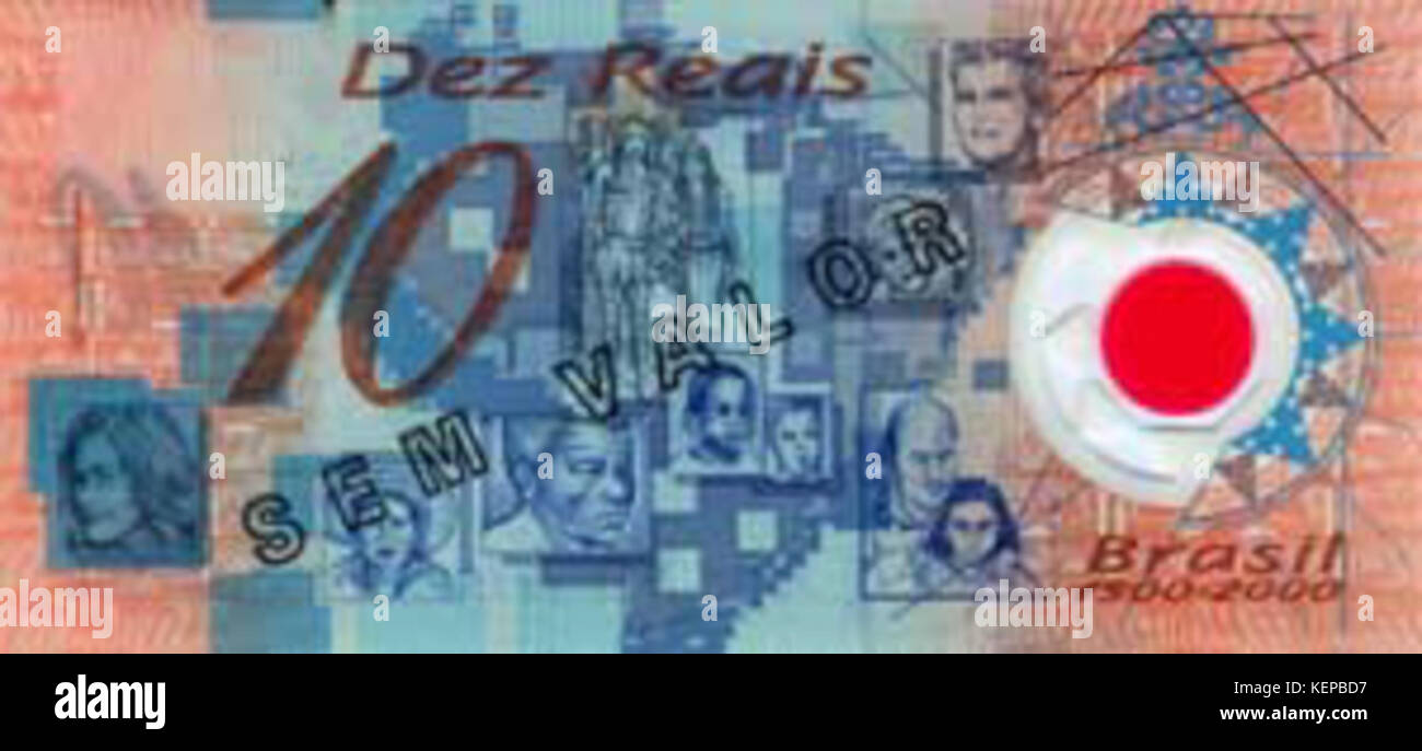 Brazil 2000 Bill 10 Reverse Stock Photo - Alamy