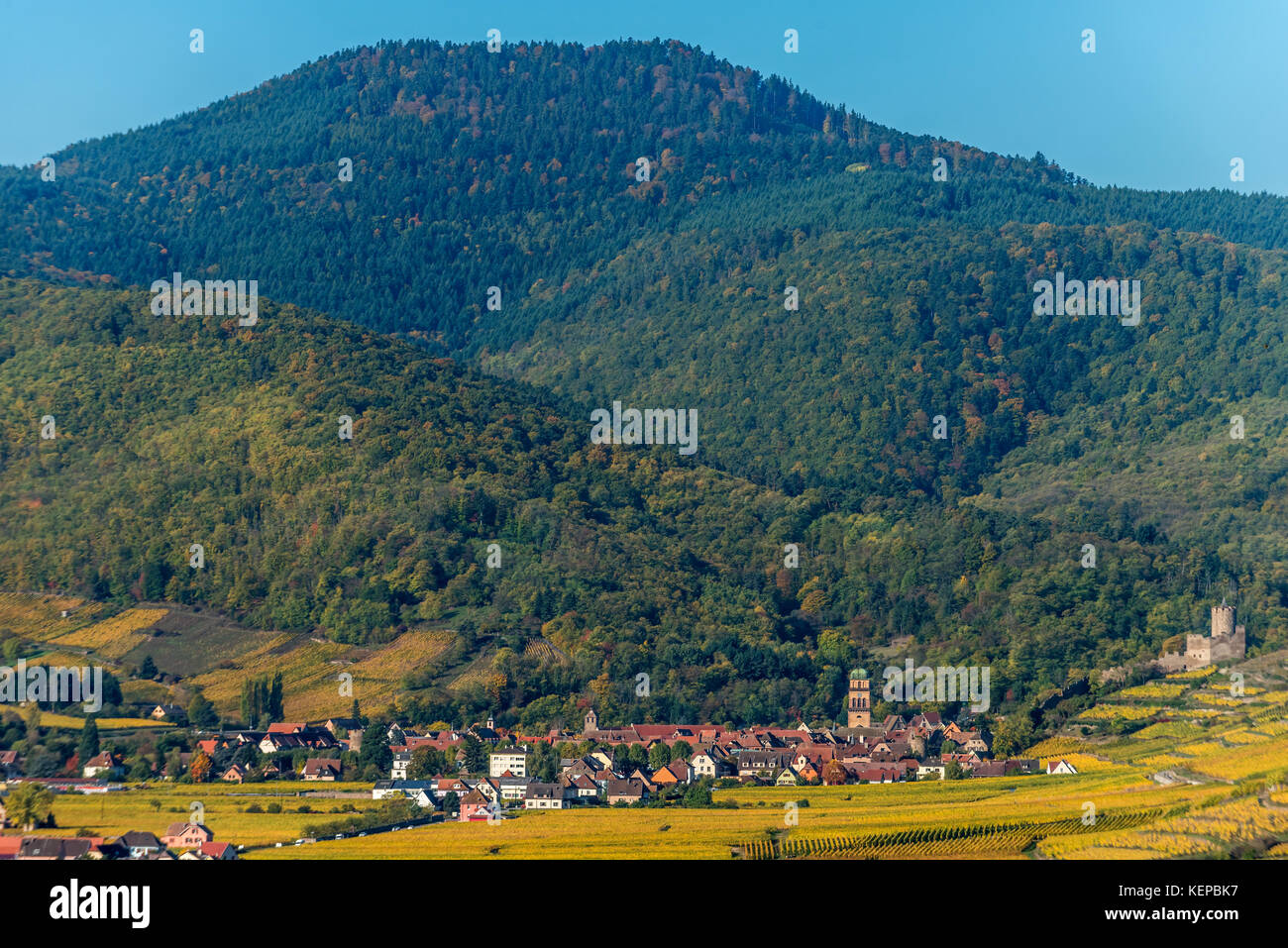 Kientzheim, Alsace in France Stock Photo - Alamy