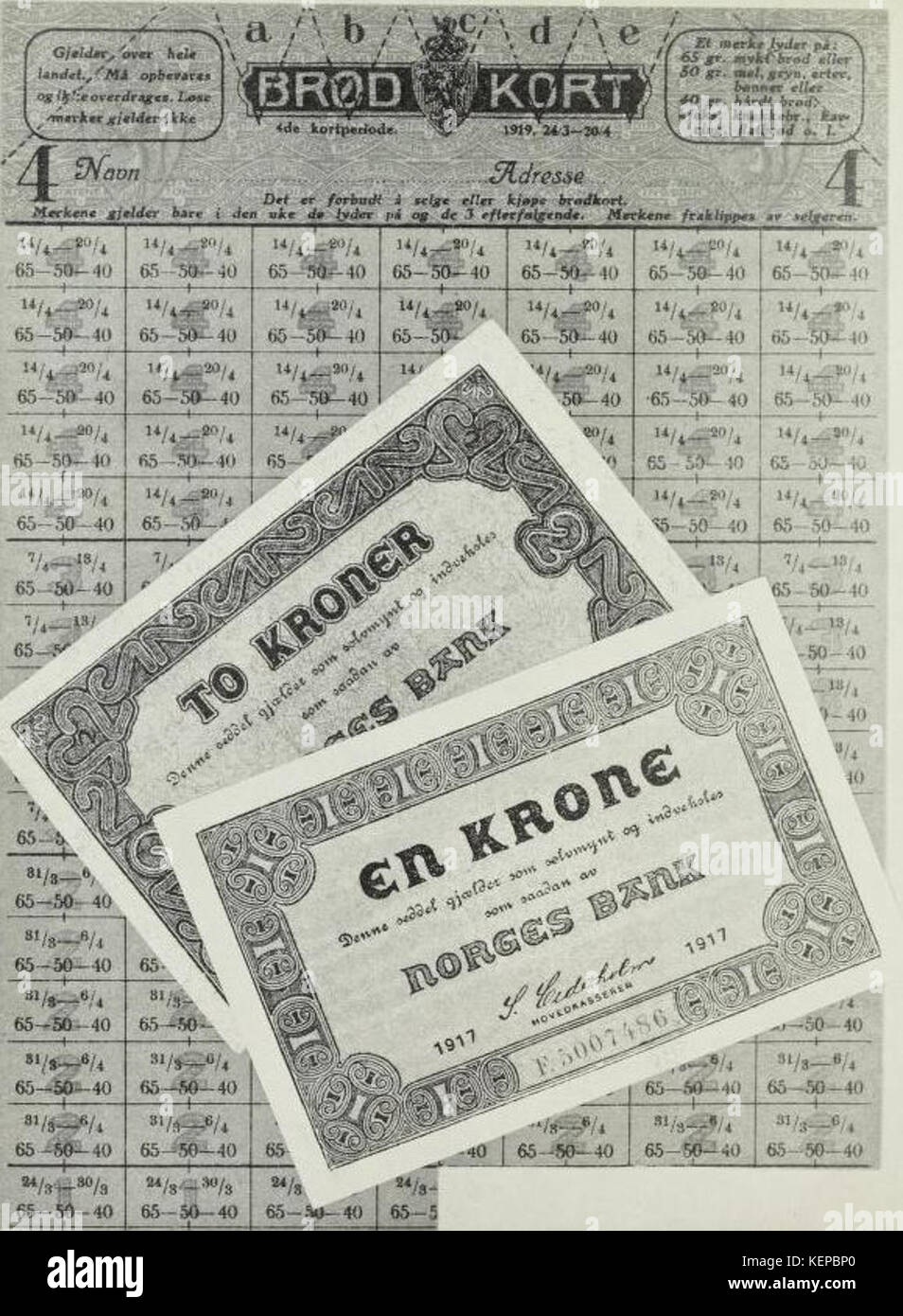 Food ration card hi-res stock photography and images - Alamy