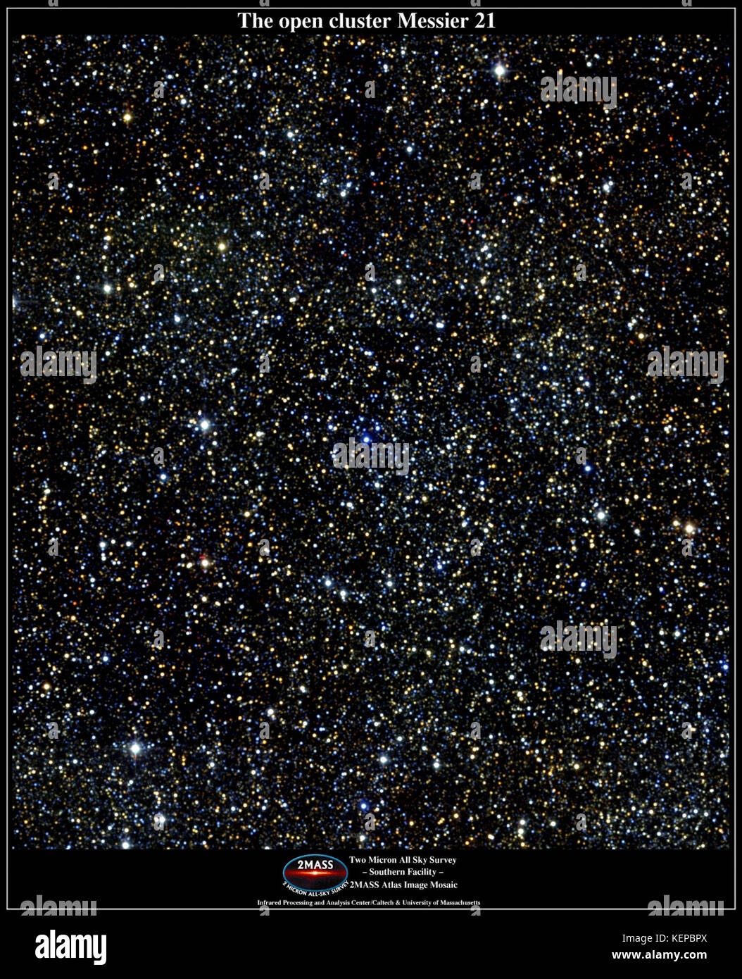 Messier 021 2MASS Stock Photo - Alamy