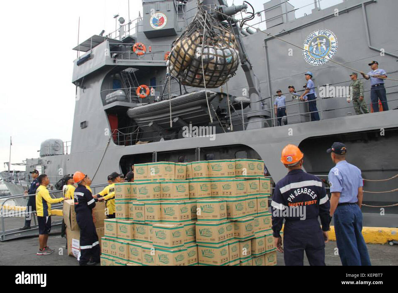 BRP RAMON ALCARAZ RELIEF GOODS Stock Photo - Alamy
