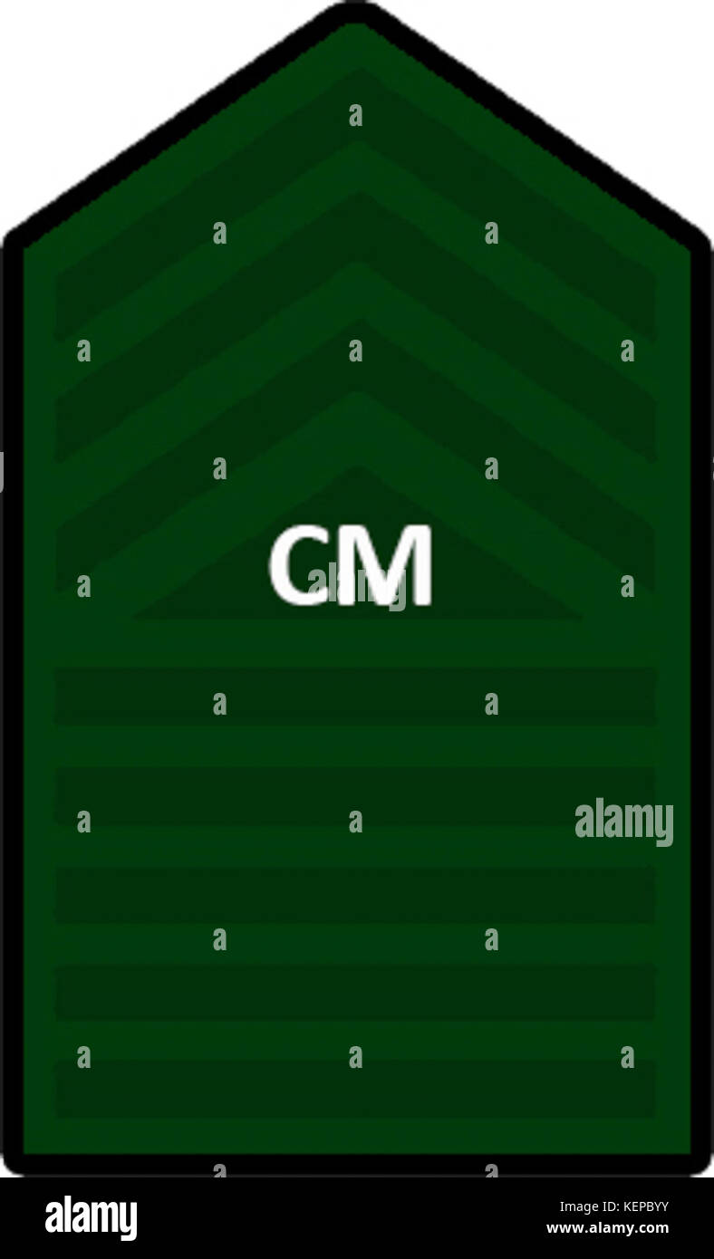 Philippine Army Chief Master Sergeant Rank Insignia Stock Photo - Alamy