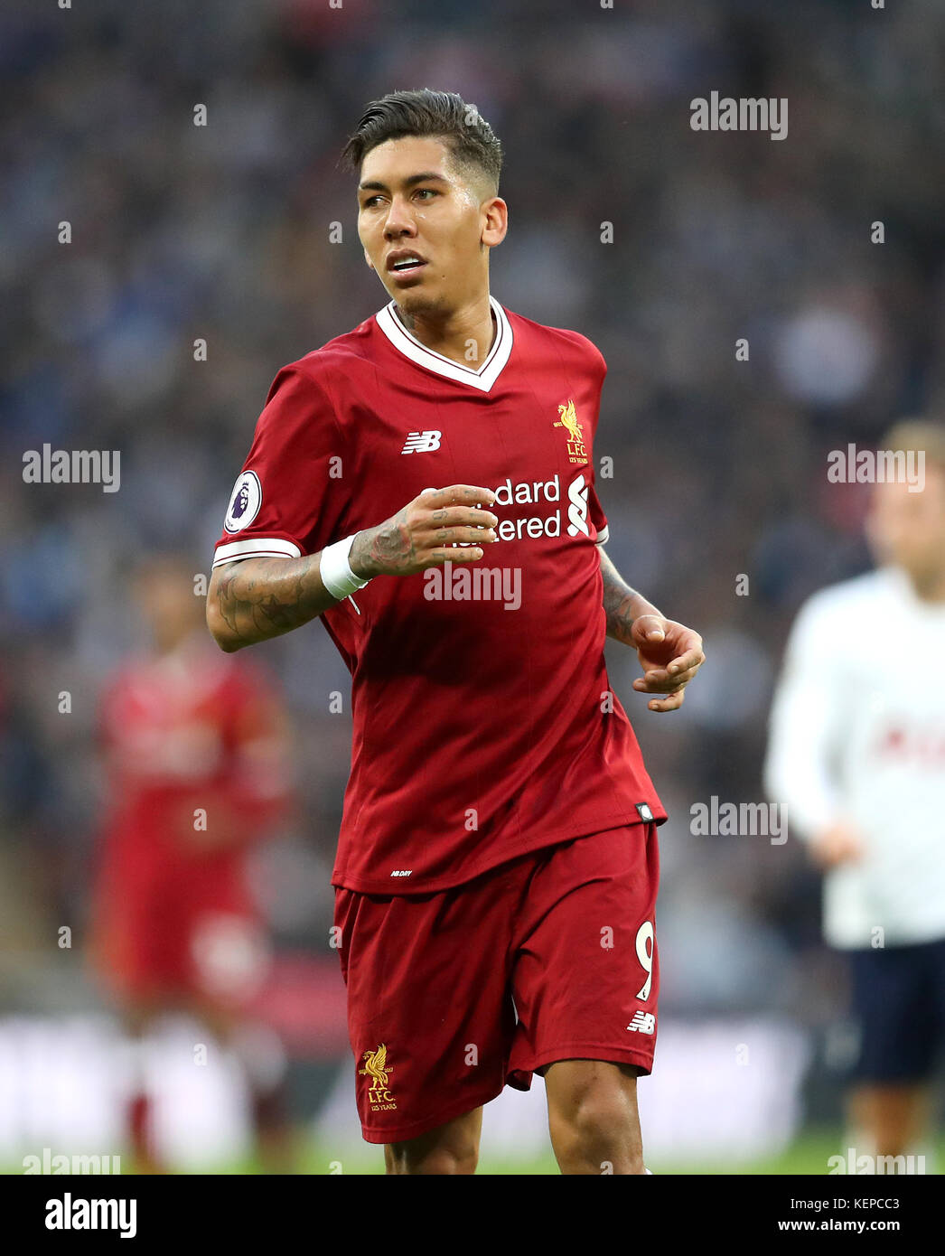 Liverpool's Roberto Firmino during the Premier League match at the ...