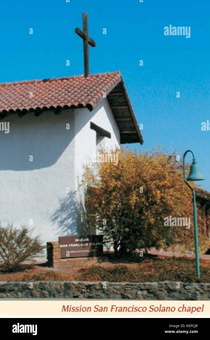 Chapel Mission San Francisco Solano Sonoma State Historic Park Stock ...