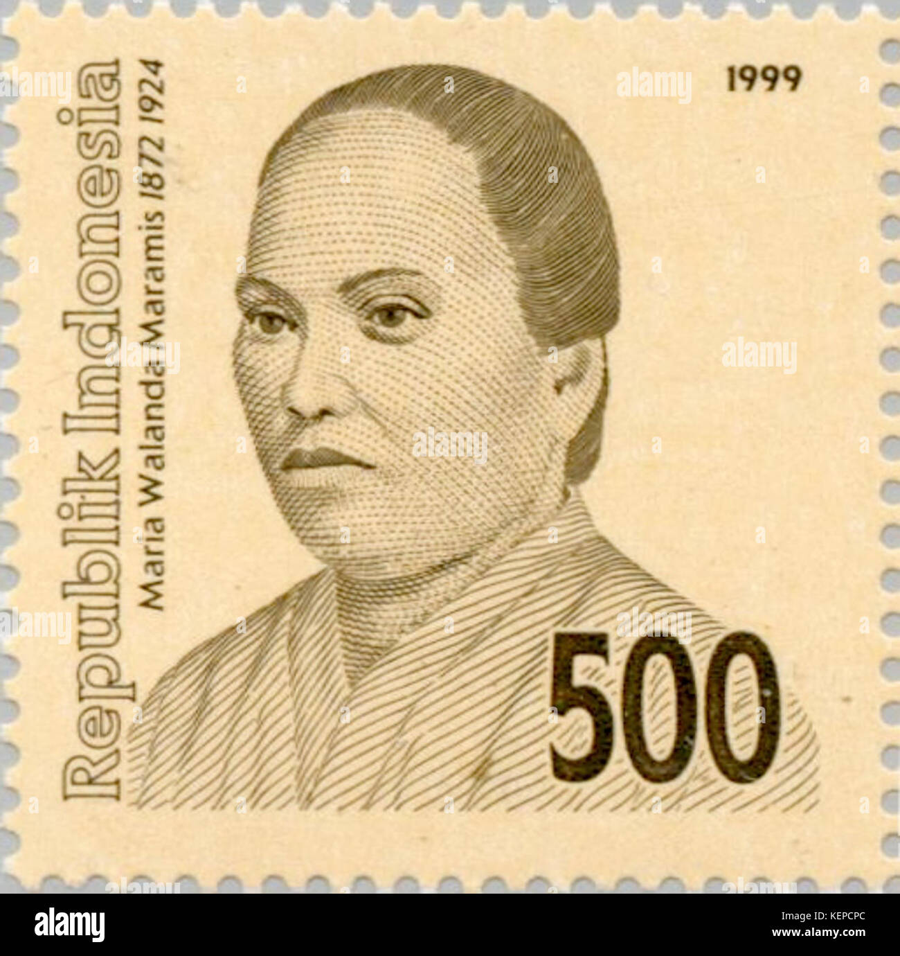 Maria Walanda Maramis 1999 Indonesia stamp Stock Photo - Alamy