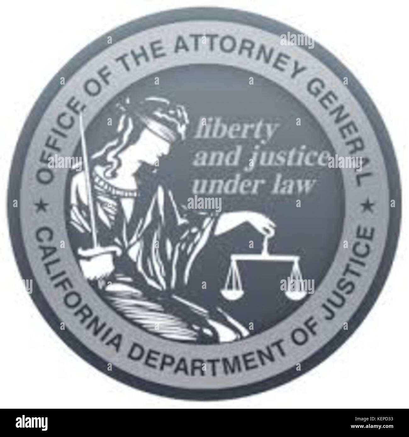 Seal of the Attorney General of California Stock Photo - Alamy
