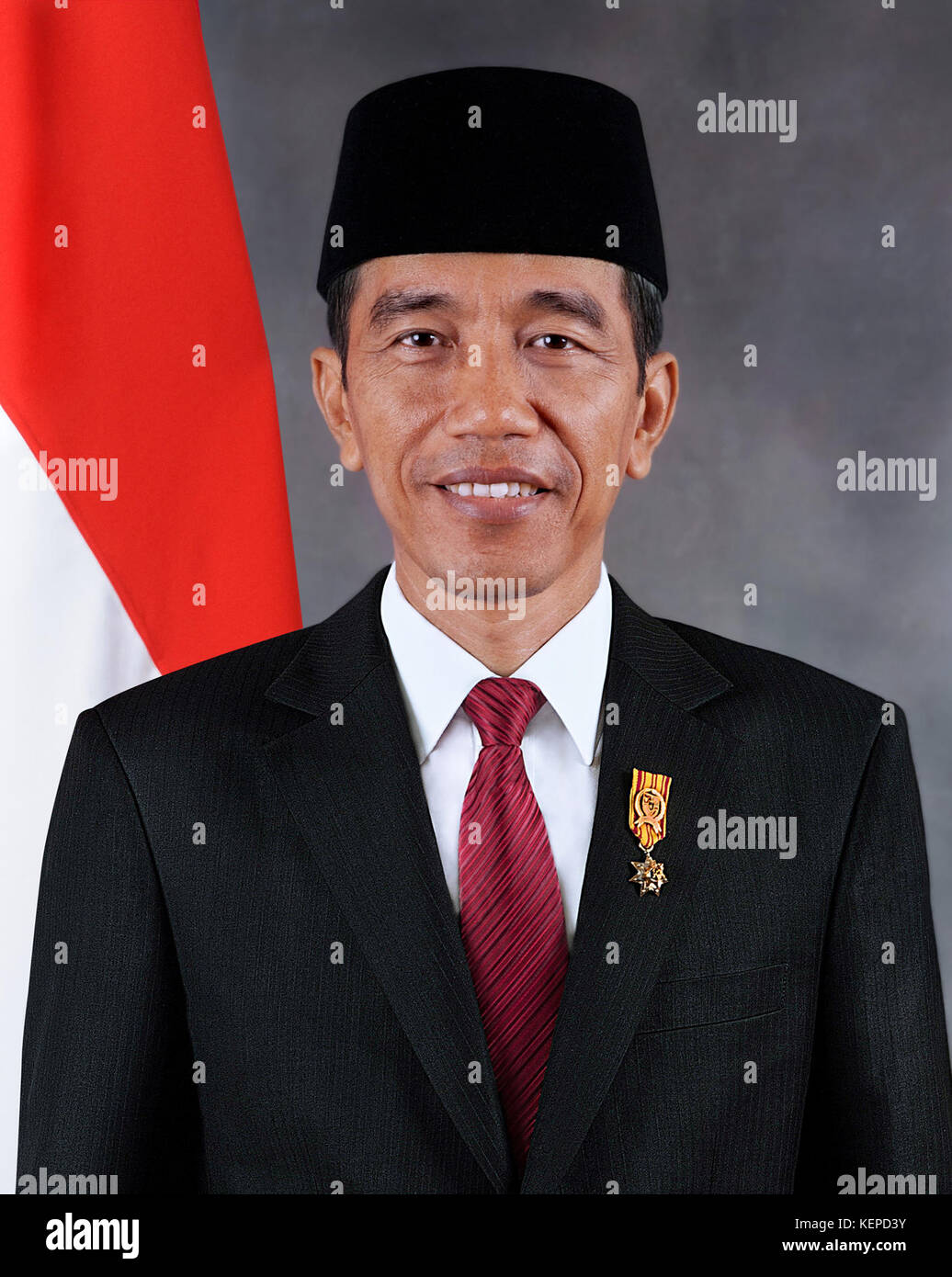 Joko Widodo 2014 official portrait Stock Photo - Alamy