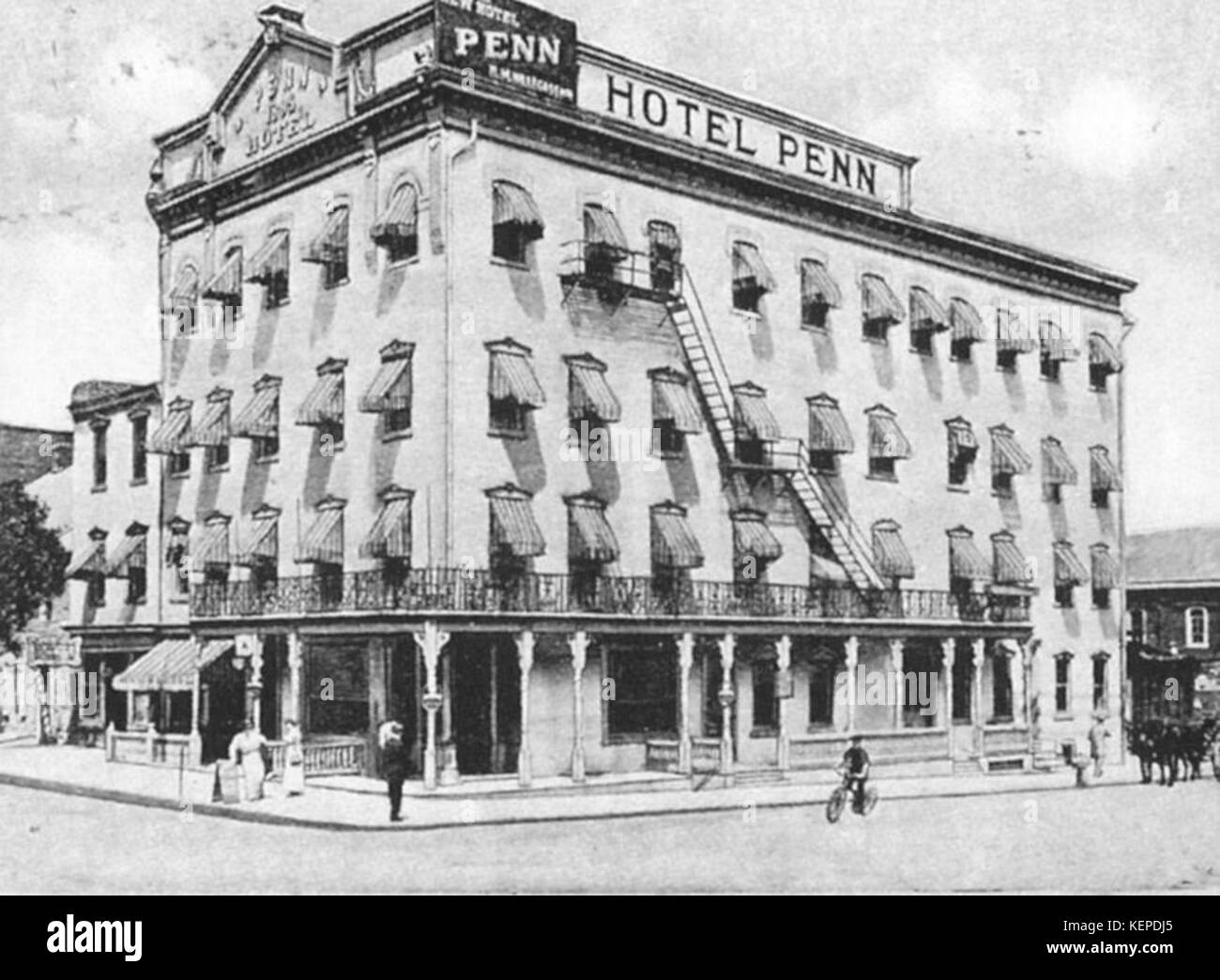 1910 Hotel Penn Stock Photo - Alamy