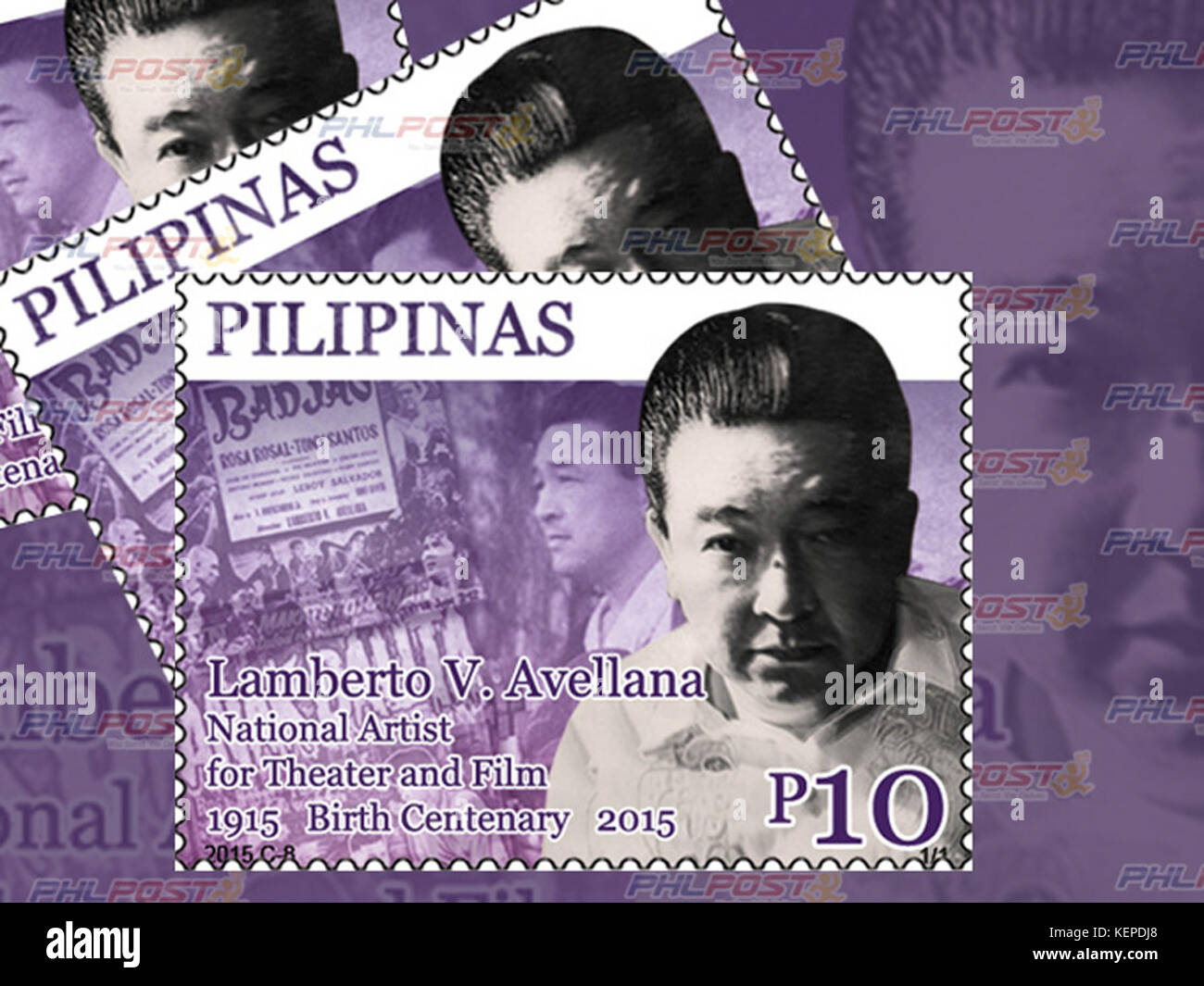 Lamberto V. Avellana 2015 stampsheet of the Philippines Stock Photo - Alamy