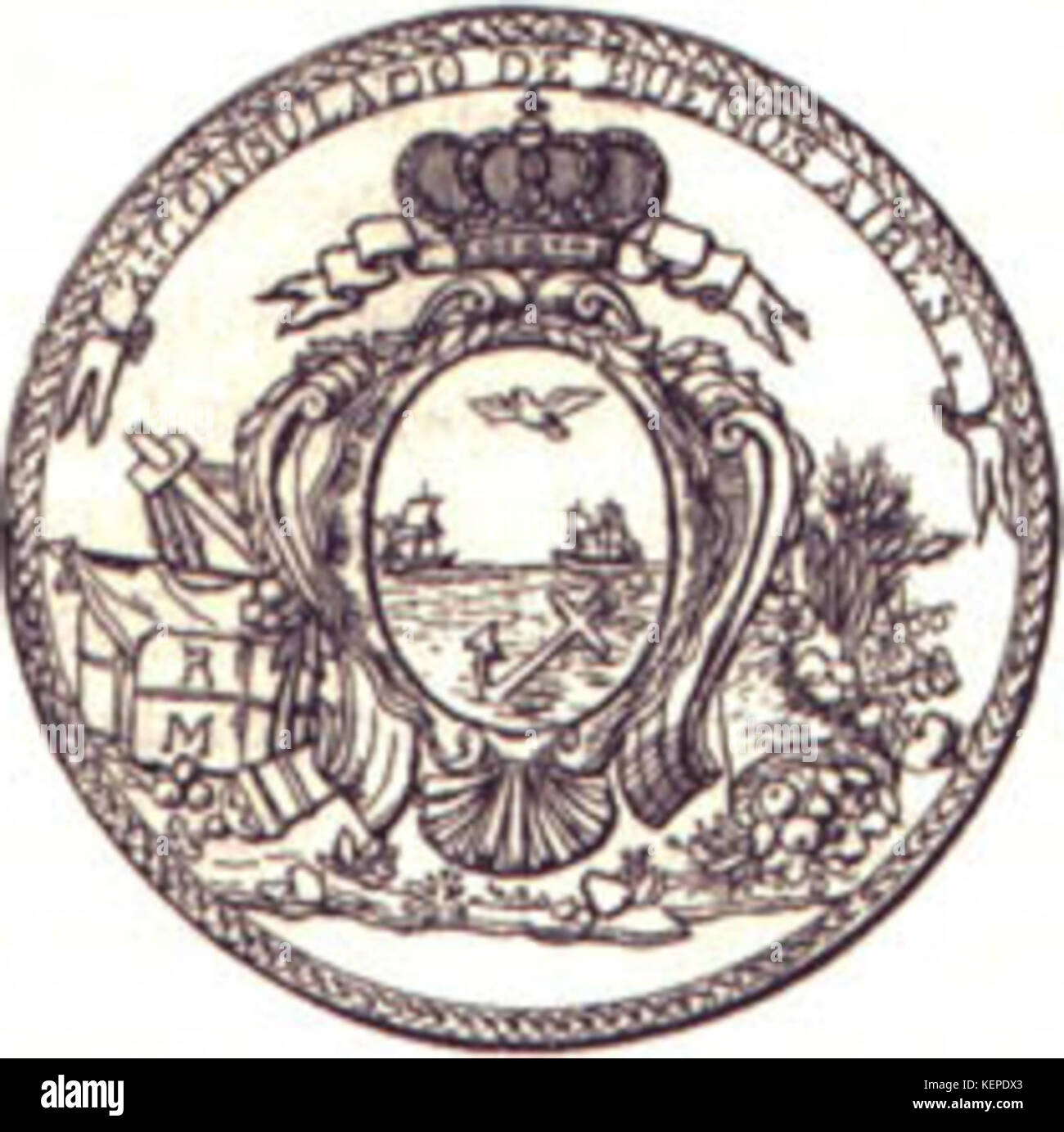 The Sello del Consulado Real de Buenos Aires was a historic seal used ...