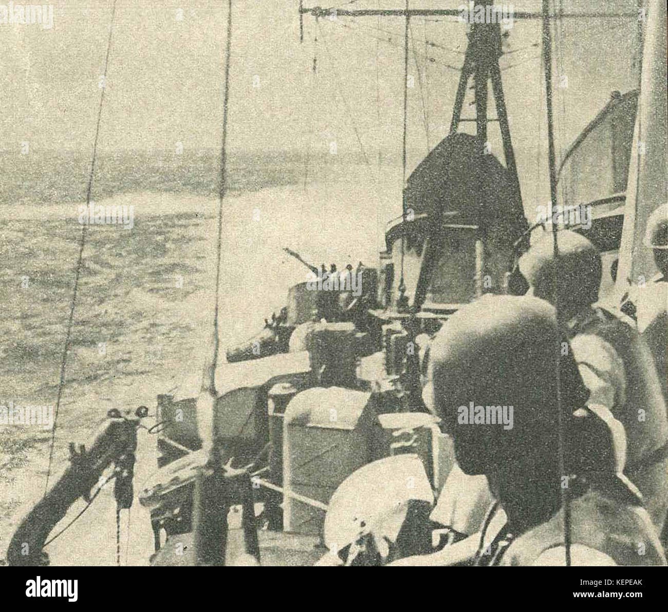 Indonesian ship in motion, Jalesveva Jayamahe, p71 Stock Photo - Alamy