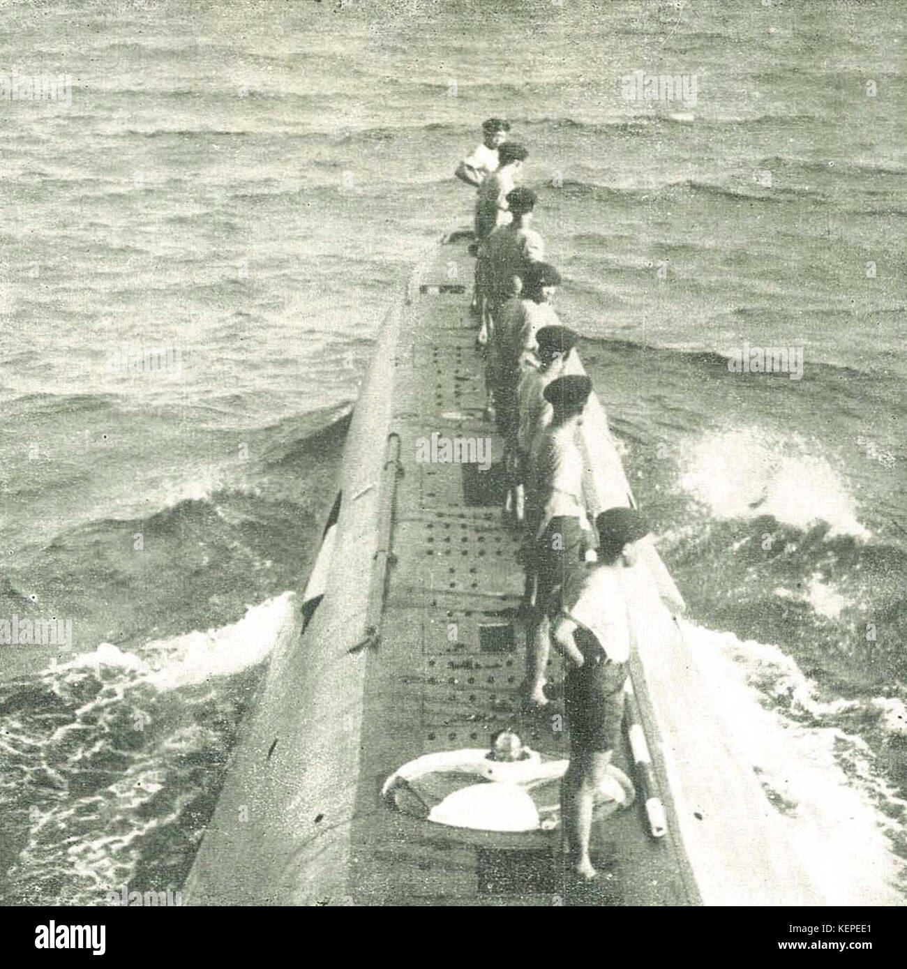 Crewmen on submarine, Jalesveva Jayamahe, p176 Stock Photo - Alamy