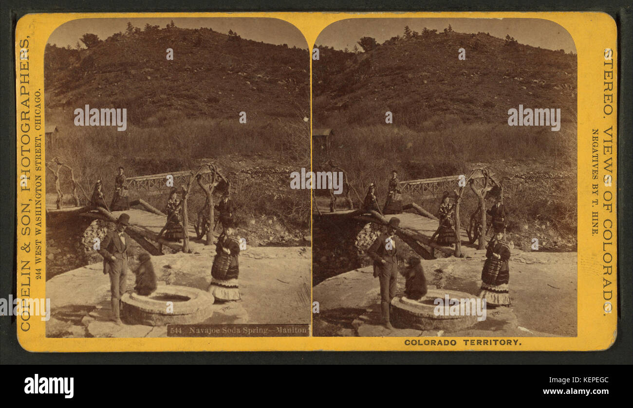 The Navajoe Soda Spring in Manitou, as captured by Thomas Hine ...