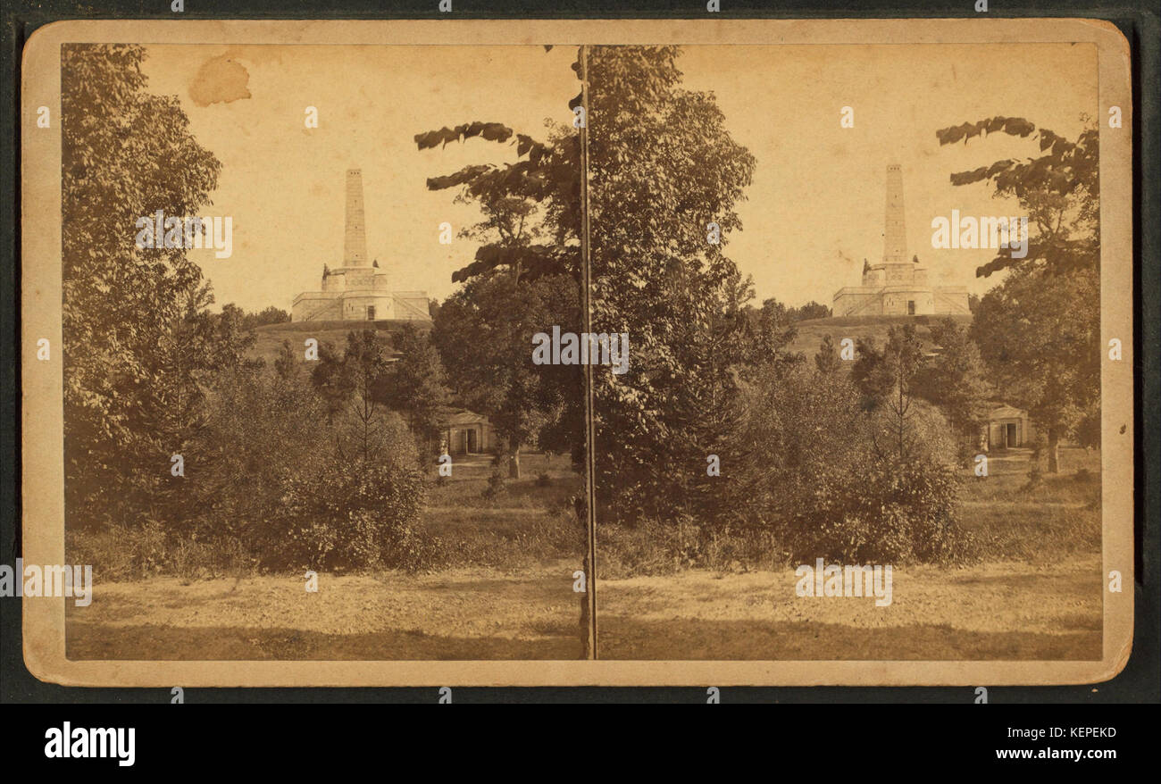 National Lincoln Monument, Springfield, Illinois. View from a point ...