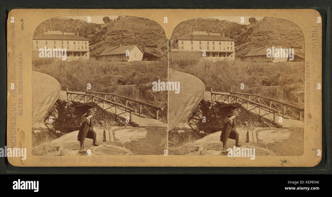 Navajo Spring and Cliff House, Colorado, from Robert N. Dennis ...